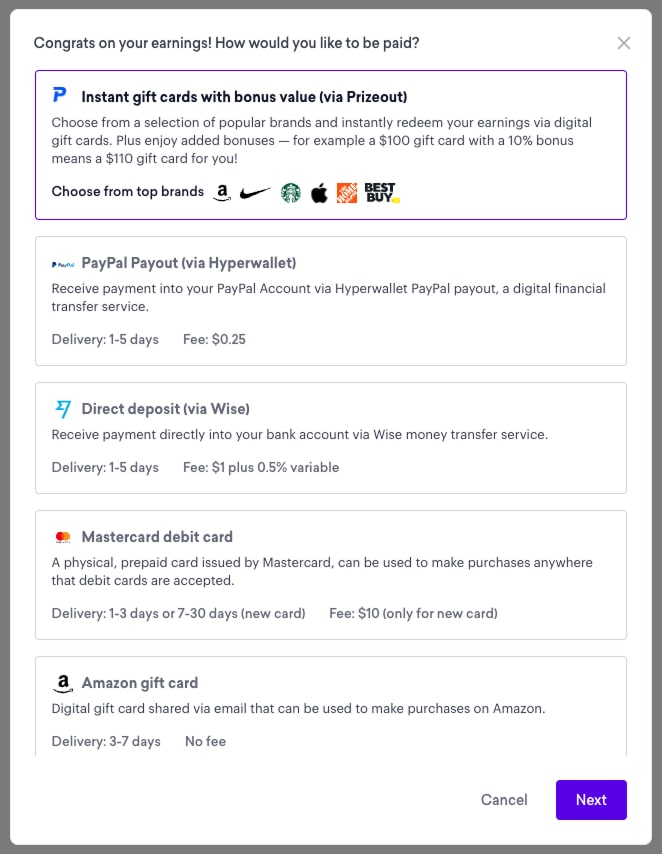 How to withdraw my earnings? – Sermo